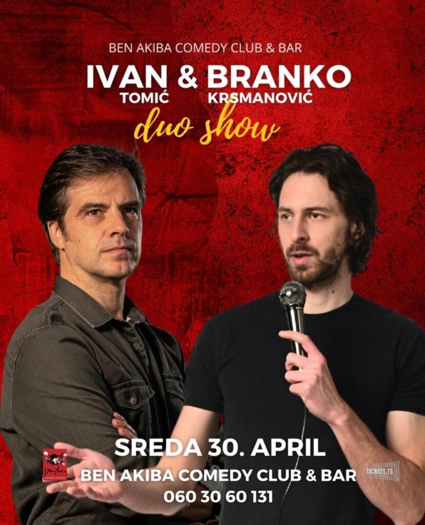 Pravi stand up sudar - Ivan Tomić i Branko Krsmanović osvajaju Ben Akibu - Blogerica